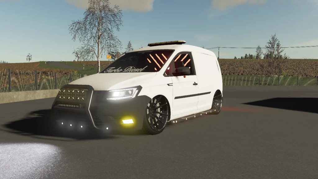 Vw Caddy Turbo Diesel Par Tratten v1.0 FS19 Mod | FS25 Mods / FS22 Mods