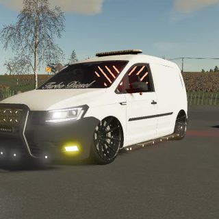 Vw Caddy Turbo Diesel Par Tratten v1.0 FS19 Mod | FS25 Mods / FS22 Mods