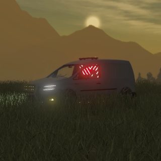 Vw Caddy Turbo Diesel Par Tratten v1.0 FS19 Mod | FS25 Mods / FS22 Mods