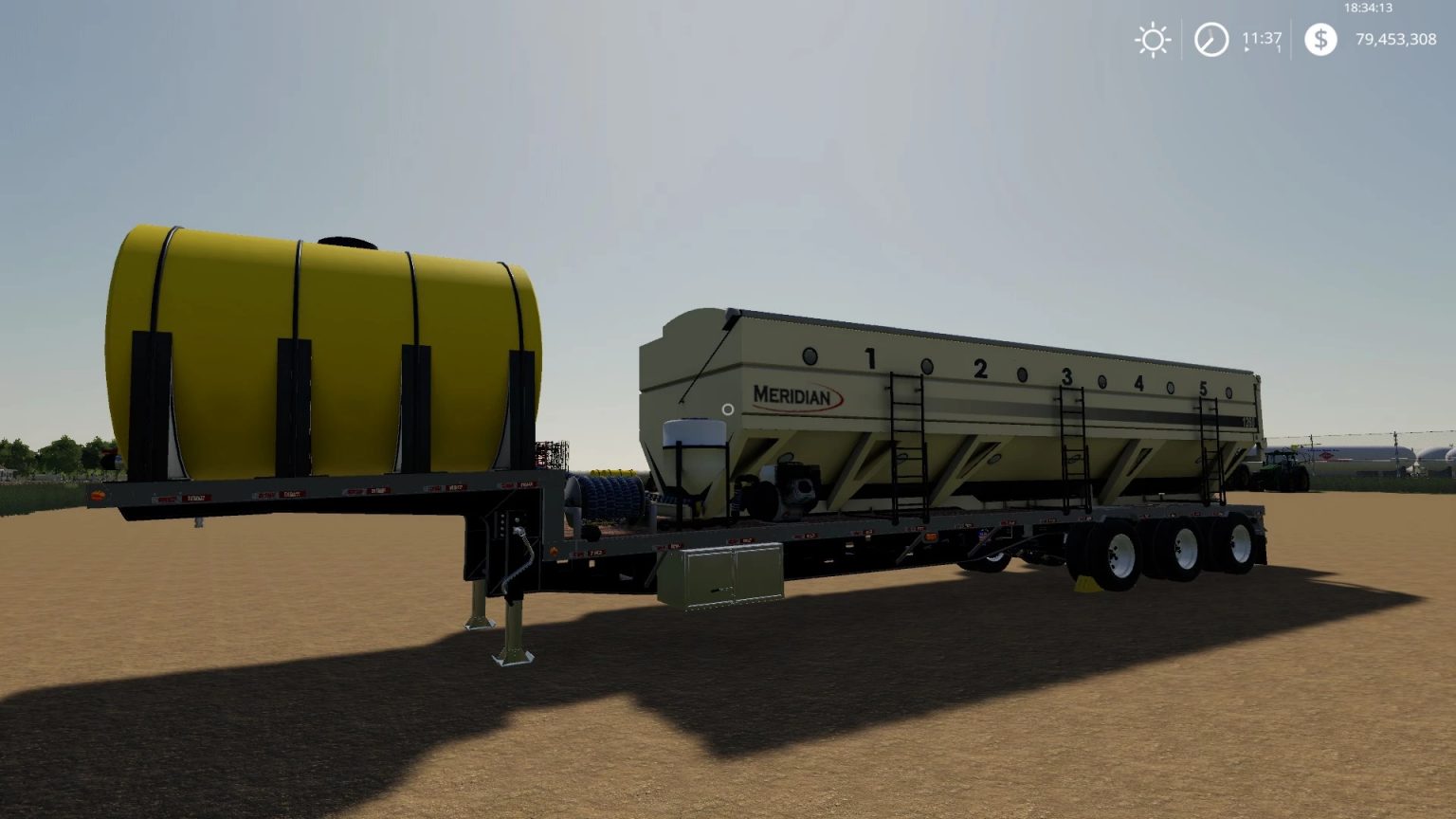 48ft DropDeck Seed Tender v0.1.1 FS19 Mod | FS25 Mods / FS22 Mods