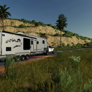 EQM SlideOut Camper v1.0 FS19 Mod | FS25 Mods / FS22 Mods
