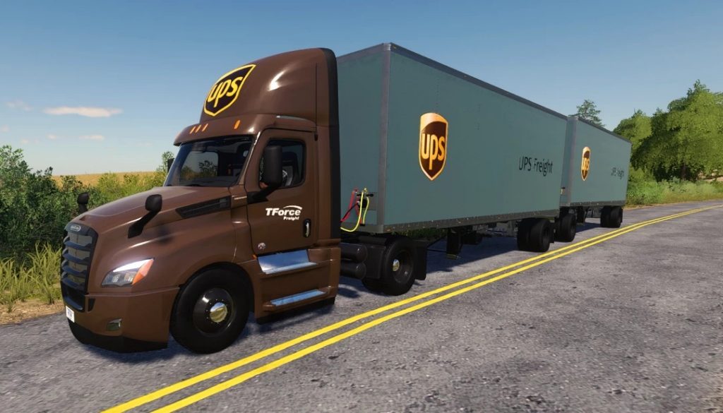 Freightliner Cascadia P4 Day Cab v1.0 FS19 Mod | FS25 Mods / FS22 Mods