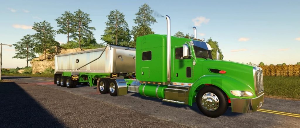 MAC Framed End Dump Trailer v1.0 FS19 Mod | FS25 Mods / FS22 Mods
