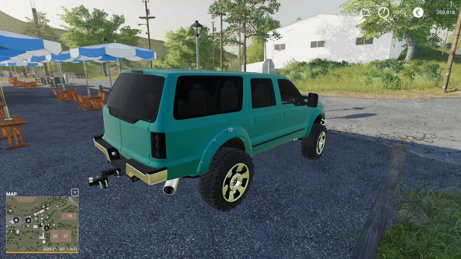 2011 Ford Excursion v1.0 FS19 Mod | FS25 Mods / FS22 Mods
