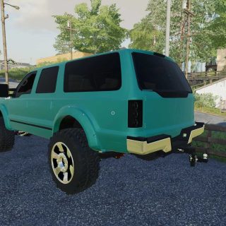 2011 Ford Excursion v1.0 FS19 Mod | FS25 Mods / FS22 Mods