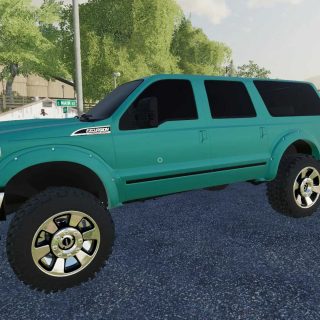 2011 Ford Excursion v1.0 FS19 Mod | FS25 Mods / FS22 Mods