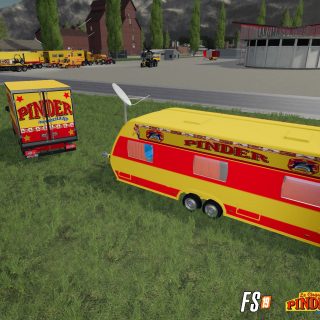 Caravane PINDER v1.0 FS19 Mod | FS25 Mods / FS22 Mods