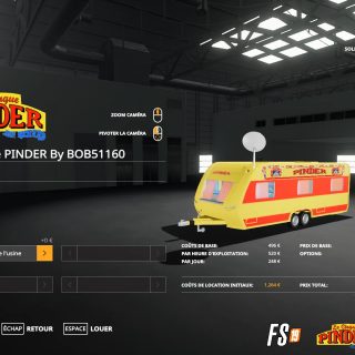 Caravane PINDER v1.0 FS19 Mod | FS25 Mods / FS22 Mods