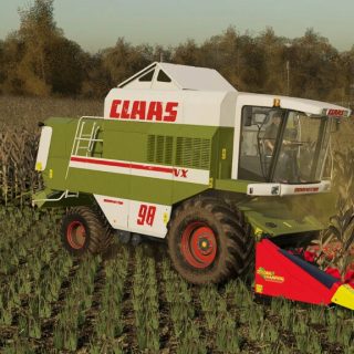Claas Dominator VX 98/108/128 v1.2 FS19 Mod | FS25 Mods / FS22 Mods