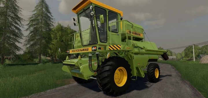 Hesston 7840 Combine v1.0.0.0 FS19 - FS22 Mod / F19 Mod
