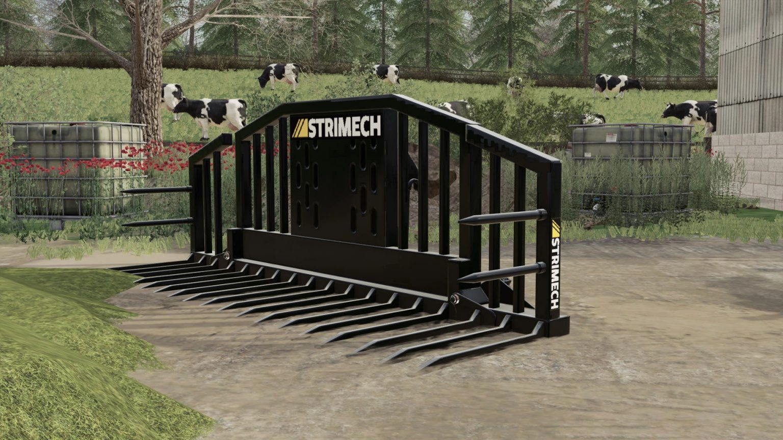 Fourche d'ensilage Strimech v1.0 FS19 Mod | FS25 Mods / FS22 Mods
