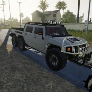 Hummer 6x6 avec chasse-neige v1.0 FS19 Mod | FS25 Mods / FS22 Mods