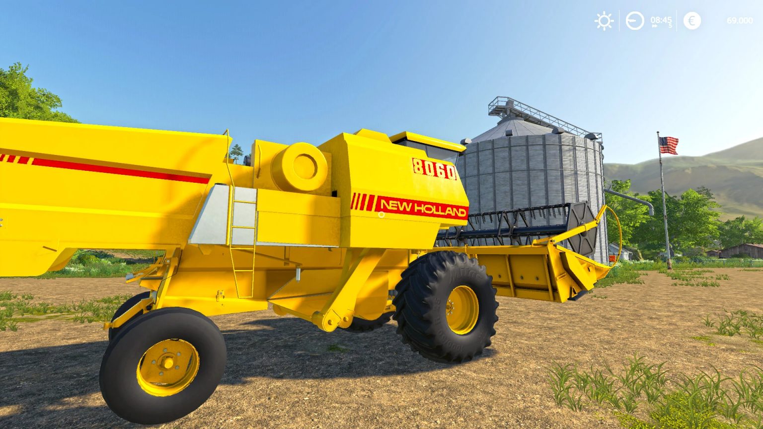 NEW HOLLAND CLAYSON 8060 v2.0 FS19 Mod | FS25 Mods / FS22 Mods
