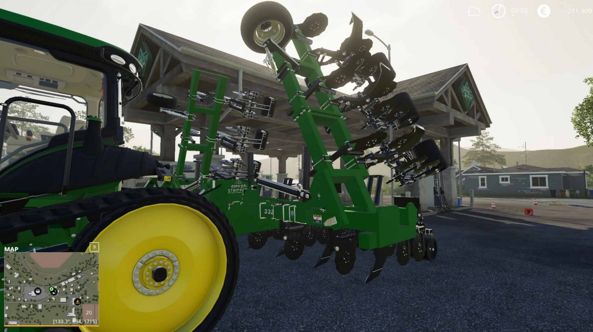 Unverferth 332 12R36′ Ripper Stripper v1.0 FS19 Mod | FS25 Mods / FS22 Mods