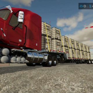 FS22 Lode King Renown Drop Deck AutoLoad v1.0 Mod | FS25 Mods / FS22 Mods