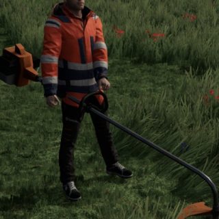 FS22 Weed Wacker V1.0 FS22 Mod | FS25 Mods / FS22 Mods