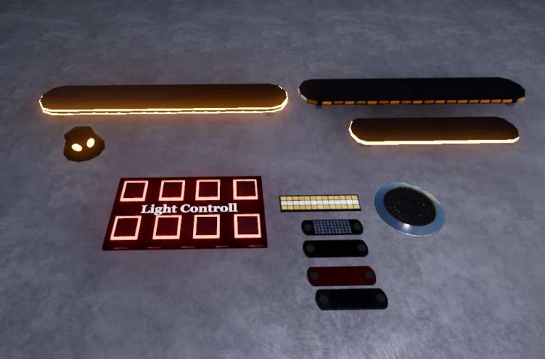 Pack de lumière FS22 V1.1.0.0 Mod | FS25 Mods / FS22 Mods