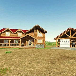 FS22 Elk Mountain Ranch House (couleur sélectionnable) v1.0.0.3 Mod ...