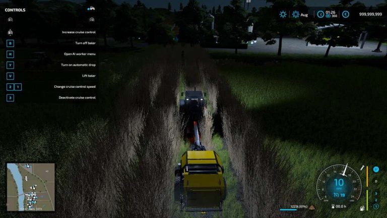 Curseur de régulateur de vitesse FS22 v1.0.0.0 Mod | FS25 Mods / FS22 Mods