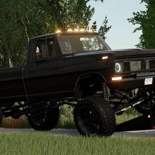 FS22 1970 Ford F250 SingleCab LongBed v1.0 Mod | FS25 Mods / FS22 Mods