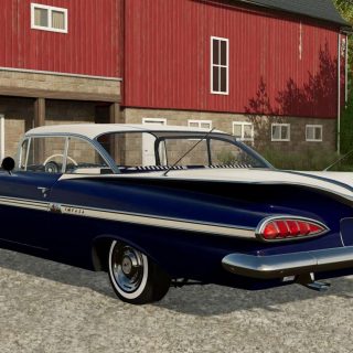 FS22 CHEVROLET IMPALA 1959 v1.0.0.0 Mod | FS25 Mods / FS22 Mods