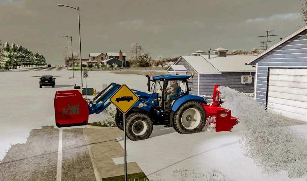 Chasse-neige FS22 FM v1.0.0.0 Mod | FS25 Mods / FS22 Mods