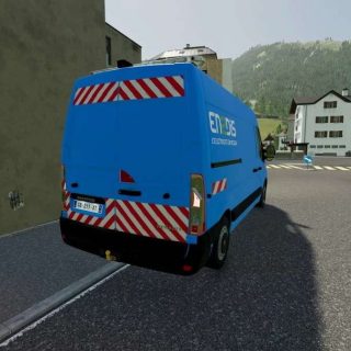 FS22 Renault Master IV - Enedis v1.0.0.0 Mod | FS25 Mods / FS22 Mods