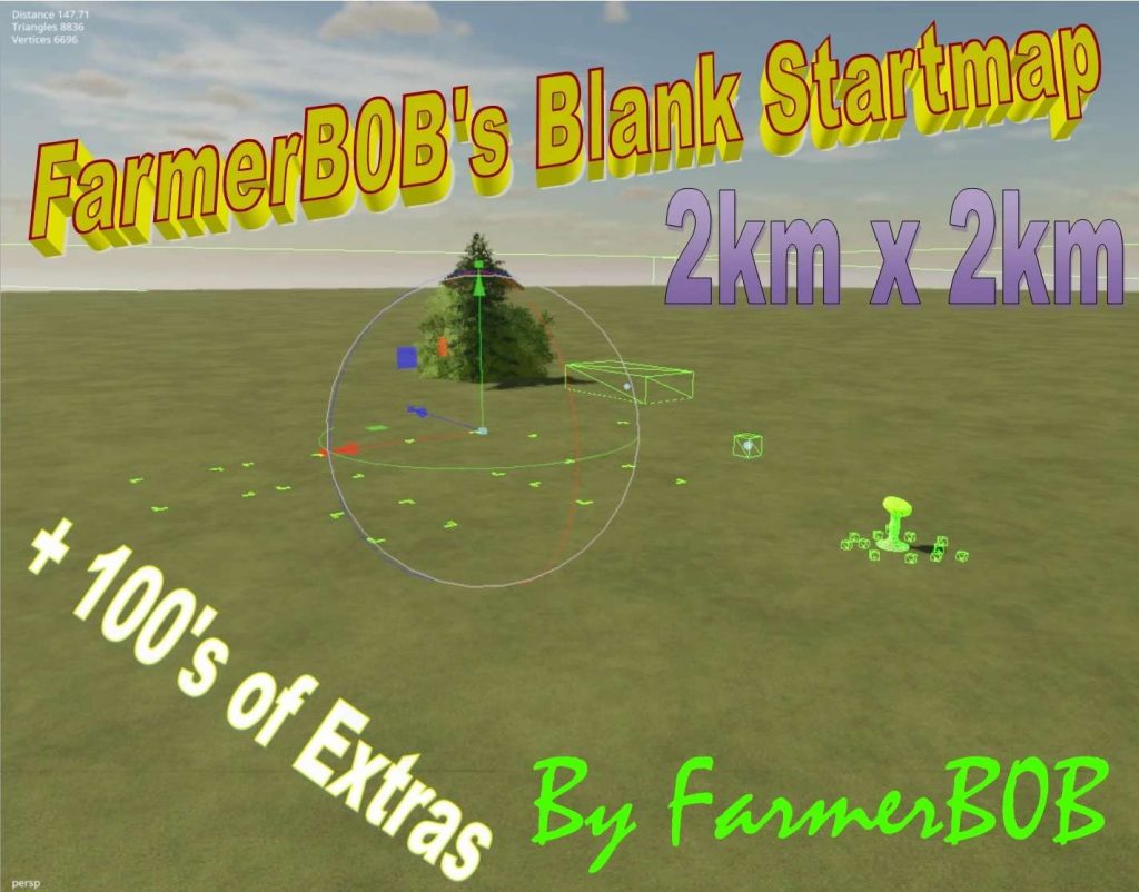 FS22 FarmerB0B's 2x StartMap vierge v1.0 Mod | FS25 Mods / FS22 Mods