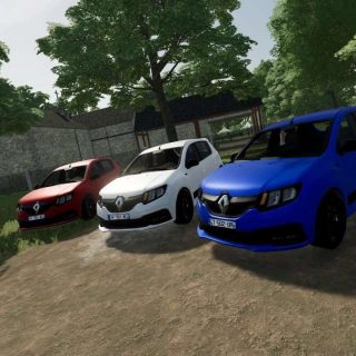 FS22 Renault Sandero RS v1.0.0.0 Mod | FS25 Mods / FS22 Mods