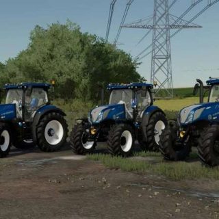 FS22 New Holland T6 modifier v1.0.0.0 Mod | FS25 Mods / FS22 Mods