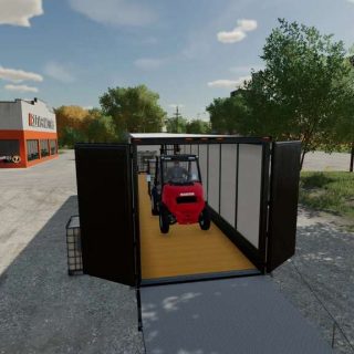FS22 Fourgon sec de 53 pieds v1.0.0.0 Mod | FS25 Mods / FS22 Mods