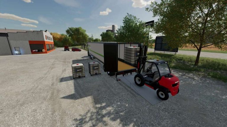 FS22 Fourgon sec de 53 pieds v1.0.0.0 Mod | FS25 Mods / FS22 Mods