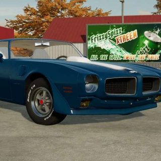 FS22 1970 Pontiac Firebird/Trans Am v1.0.0.0 Mod | FS25 Mods / FS22 Mods
