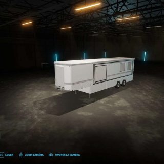 FS22 Caravane semi-blanche v1.0.0.0 Mod | FS25 Mods / FS22 Mods