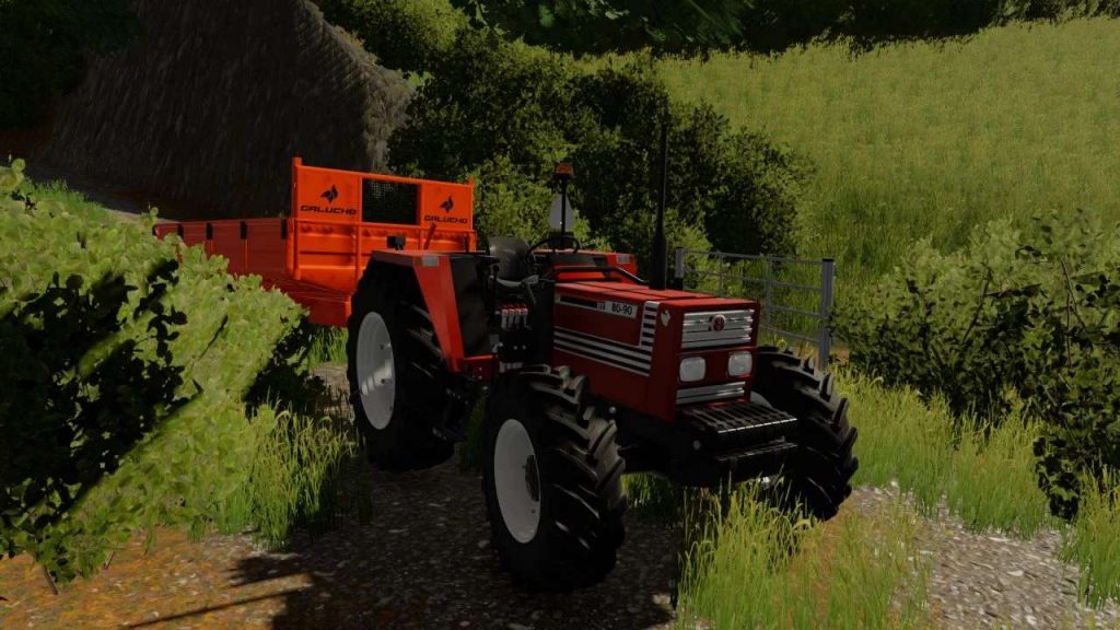 FS22 Fiatagri 70/80-90 sans cabine série BETA Mod | FS25 Mods / FS22 Mods