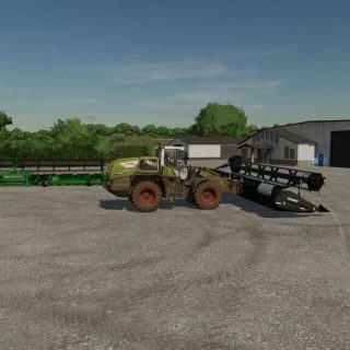 FS22 Lizard Wheel Loader Header Mover v1.0.0.0 Mod | FS25 Mods / FS22 Mods