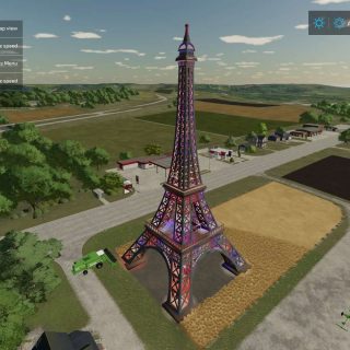 FS22 Tour Eiffel v2.0.0.0 Mod | FS25 Mods / FS22 Mods