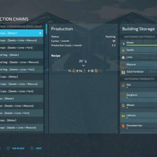 Pack de serres multi-cultures FS22 v1.0.0.0 Mod | FS25 Mods / FS22 Mods