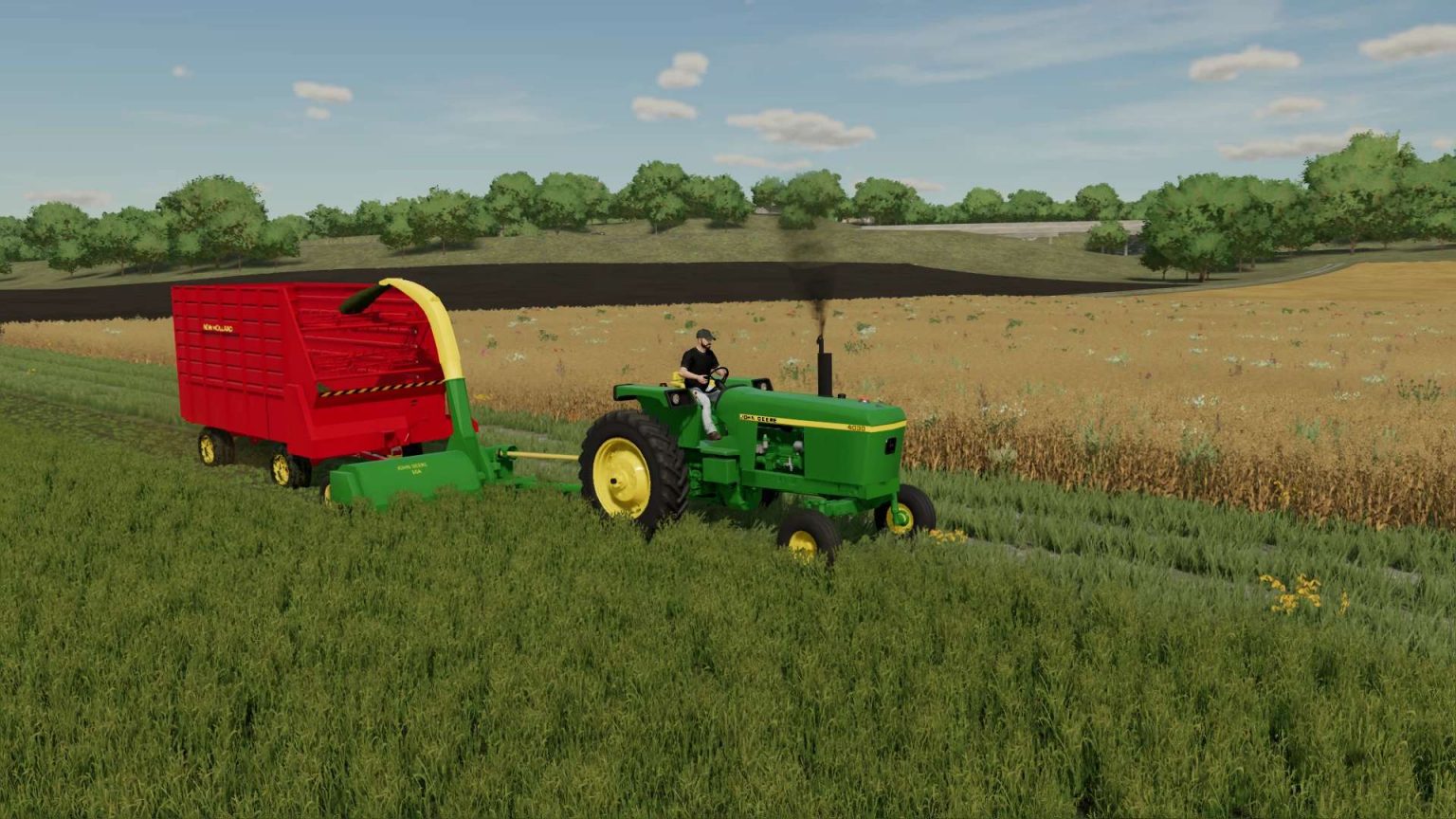 Broyeur à fléaux John Deere 16A FS22 v1.0.0.0 Mod | FS25 Mods / FS22 Mods
