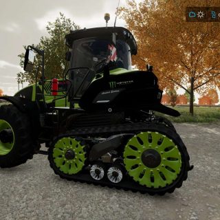 FS22 Claas Axion 960TT Monster Energy Édition Nouveau v1.1.0.0 Mod | FS25 Mods / FS22 Mods
