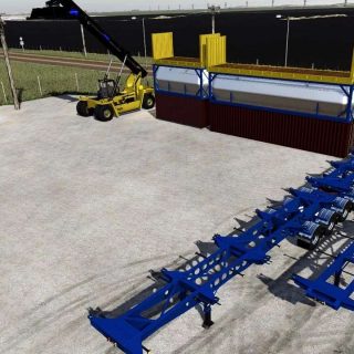 FS22 Container Reach Stacker v1.0.0.0 Mod | FS25 Mods / FS22 Mods