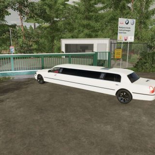 FS22 Lincoln Town Car Limousine v1.0.0.0 Mod | FS25 Mods / FS22 Mods