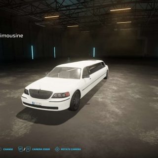 FS22 Lincoln Town Car Limousine v1.0.0.0 Mod | FS25 Mods / FS22 Mods