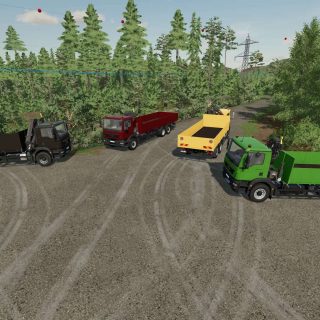 Grue FS22 MAN TGM 26.320 6x2 HIAB XS v1.0.0.0 Mod | FS25 Mods / FS22 Mods