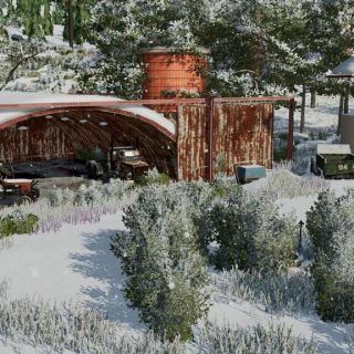 FS22 La vieille cabane Quonset v1.0.0.0 Mod | FS25 Mods / FS22 Mods