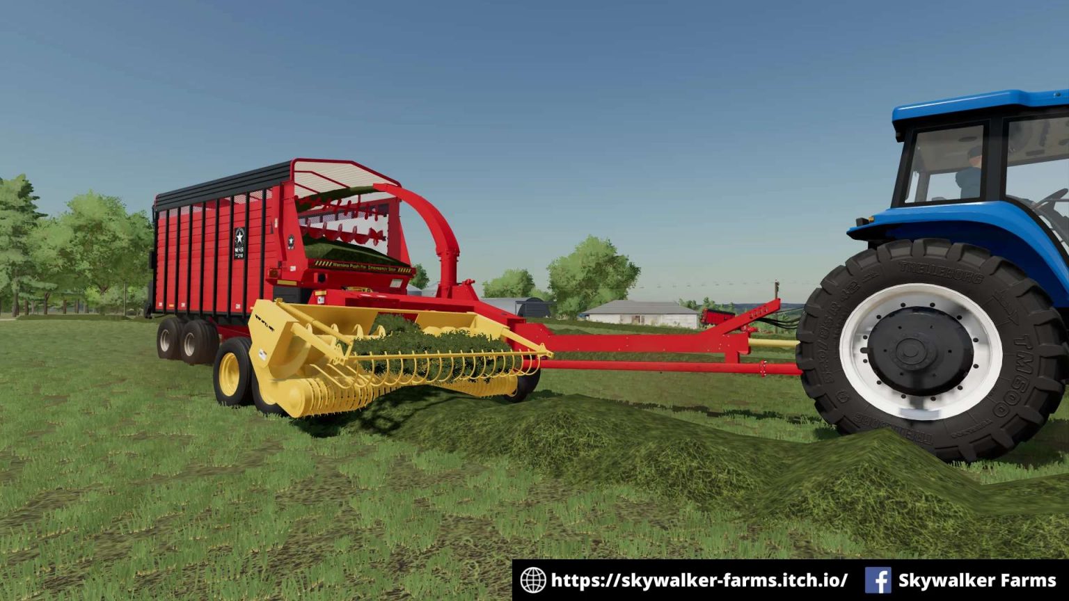 Ensileuse à traction FS22 CNH v1.0.0.0 Mod | FS25 Mods / FS22 Mods