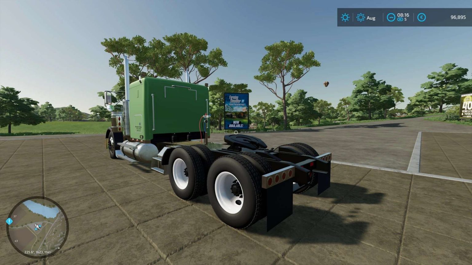 FS22 2006 Freightliner FLD 120 Classique v1.0.0.0 Mod | FS25 Mods ...