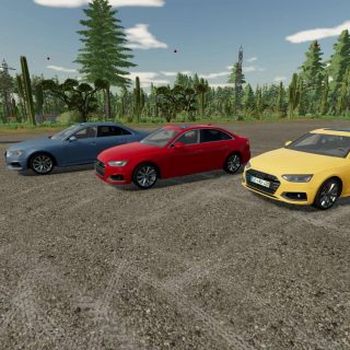 FS22 Audi A4 Limousine 2022 v1.0 Mod | FS25 Mods / FS22 Mods