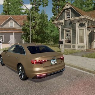 FS22 Audi A4 Limousine 2022 v1.0 Mod | FS25 Mods / FS22 Mods