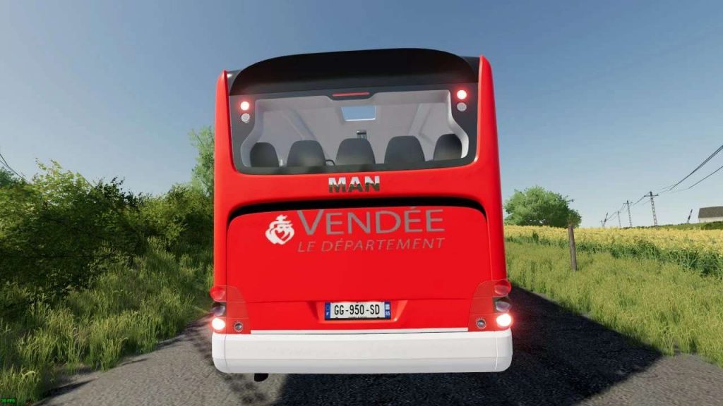 FS22 Bus Homme Interurbain Vendée Le Département 85 v1.0.0.0 Mod | FS25 ...